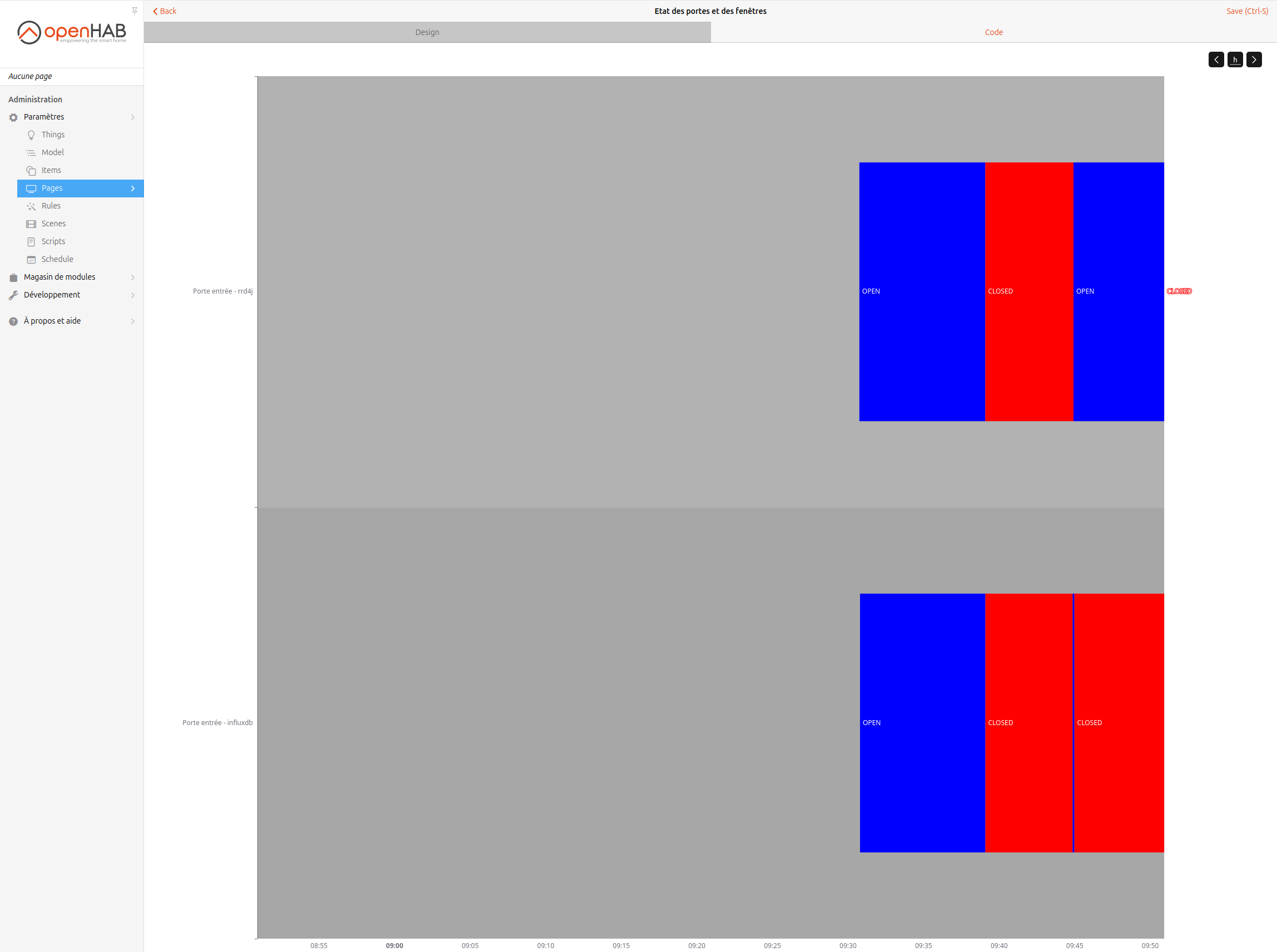 MainUI Widget with graphical timeline of item historical states - Page ...